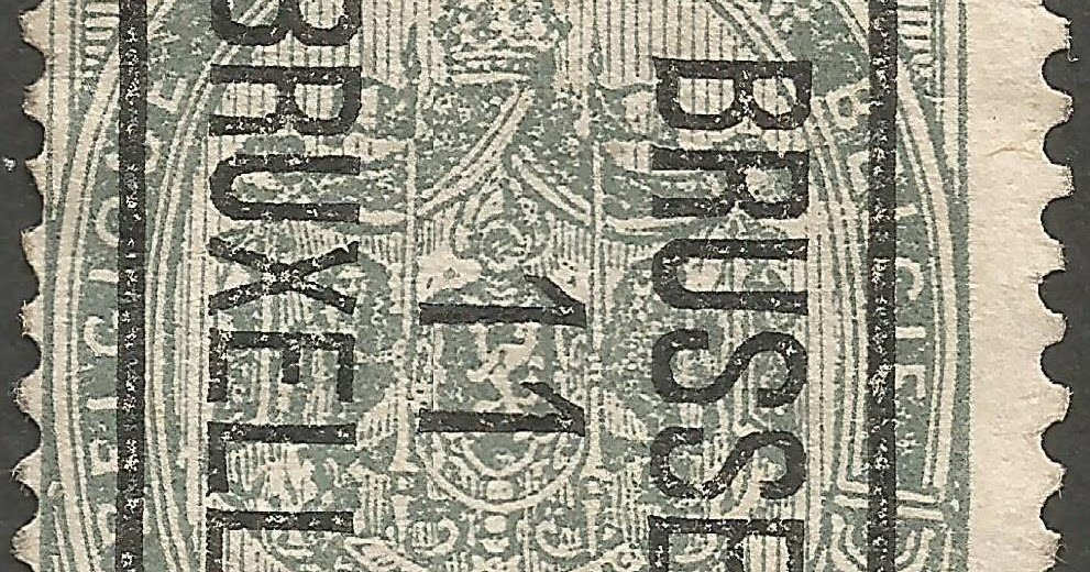 Stamps: Stamp Belgium (1912) Precanceled Number 11