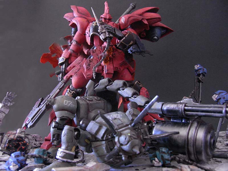Build and Shoot: THE DIFFERENT FACES OF SAZABI: CUSTOM BUILD SPECIAL