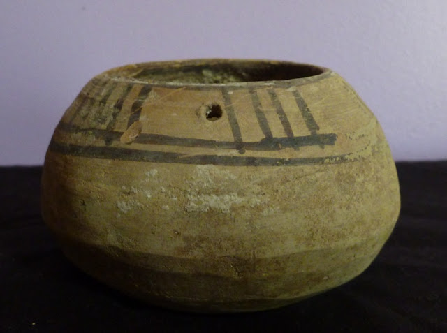 muzeeum: Indus Valley Pot - Painted Buff Ware with linear designs and 3 ...