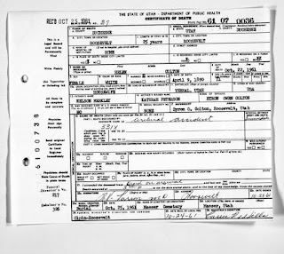 Asher and Birda Merkley: Death info on Helen M. Colton