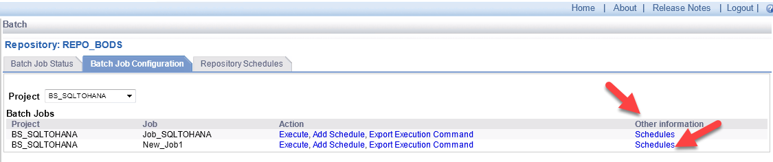 SAP TECH: Scheduling jobs in Data Services Management Console