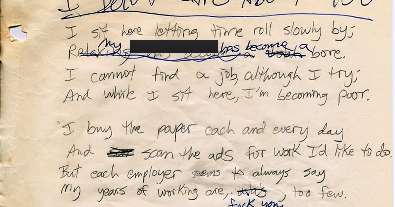 albertnet: From the Archives - Unemployment Poetry