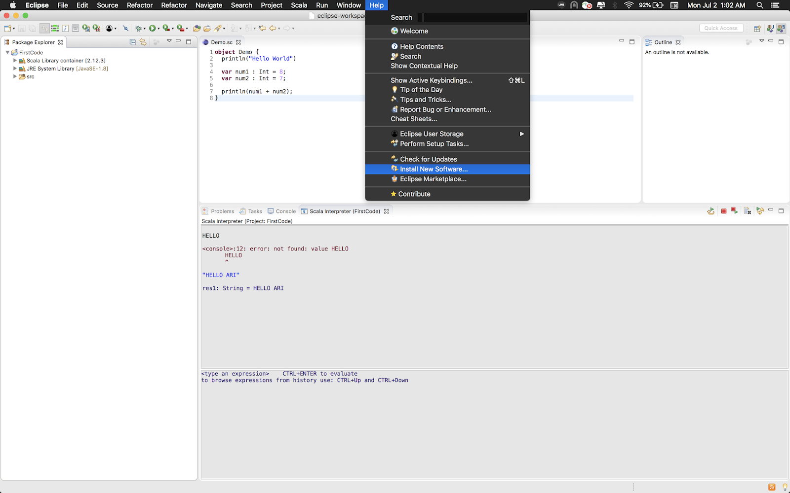 Nostra Technology: How to create a method in scala
