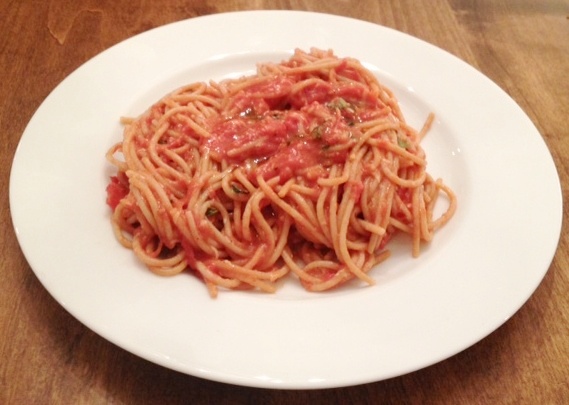 Savory, Sweet + Spicy: Scarpetta's Spaghetti With Fresh Tomato Sauce ...