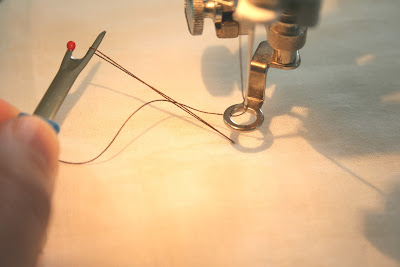 crazy mom quilts: how to bury knots when machine quilting