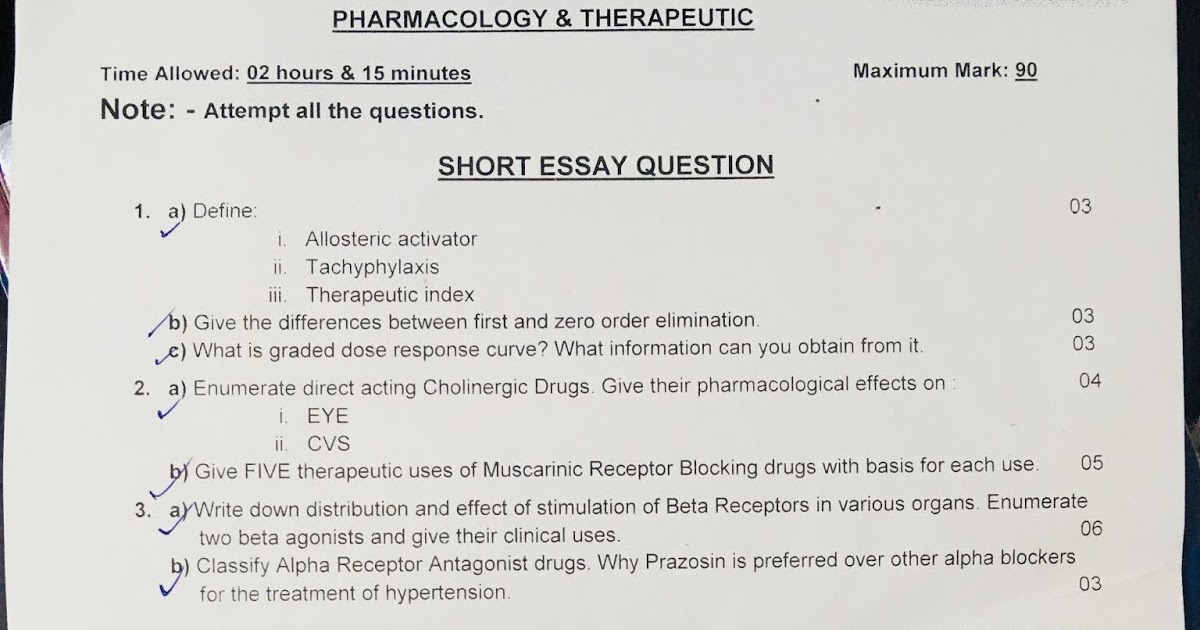 3rd Year Past Papers 2017