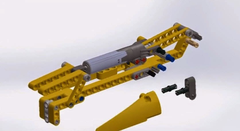 Video A Solidworks Assembly 3D Animation of Lego Technic Motorized ...