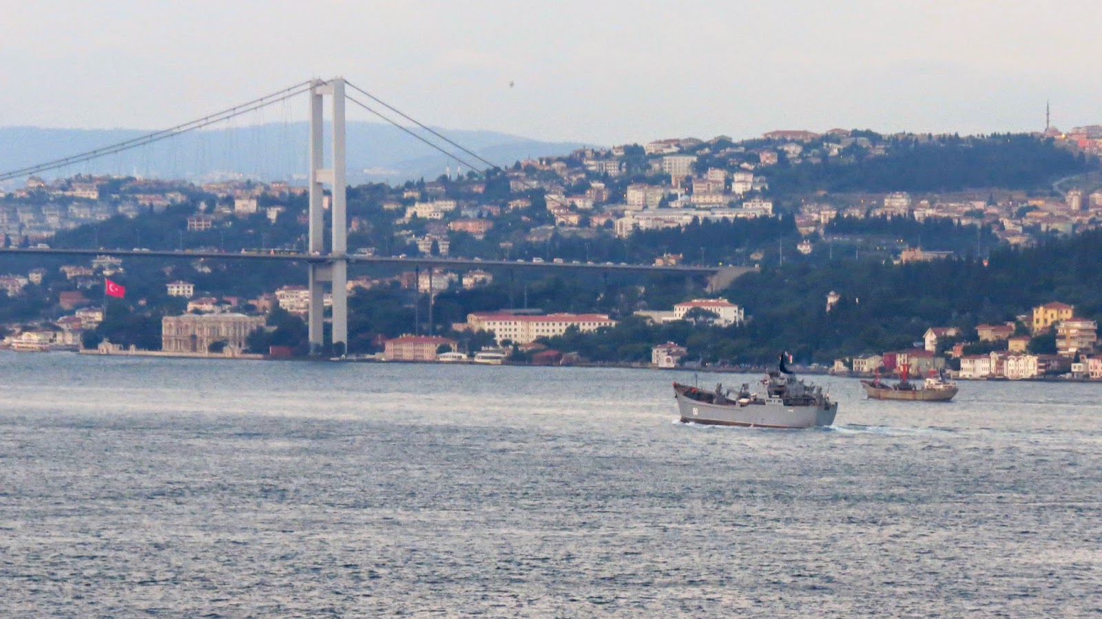 WARSHIPS ON THE BOSPHORUS: 150 SARATOV, Alligator class large landing ship