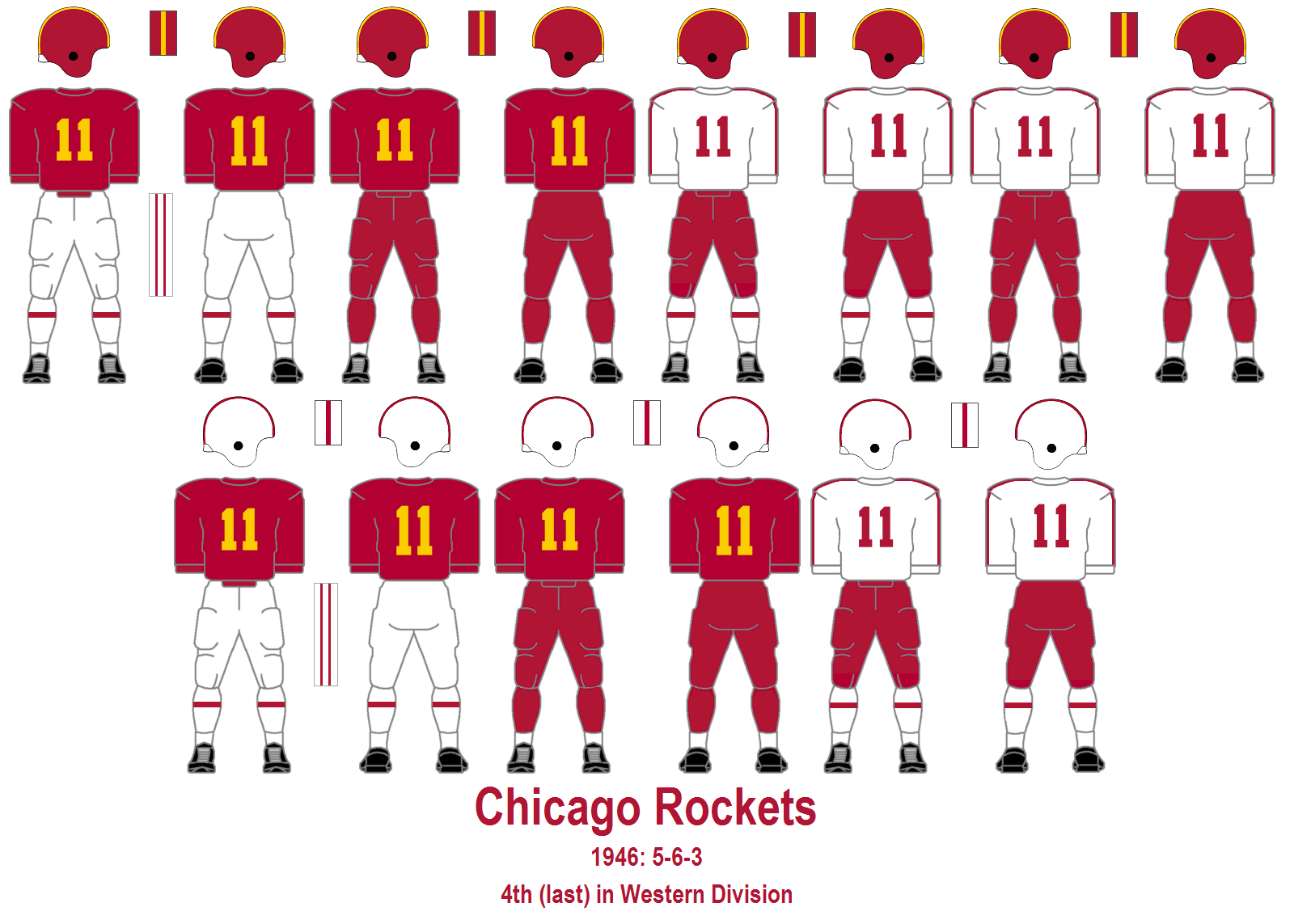 Bill's Update Blog: 1946 Chicago Rockets