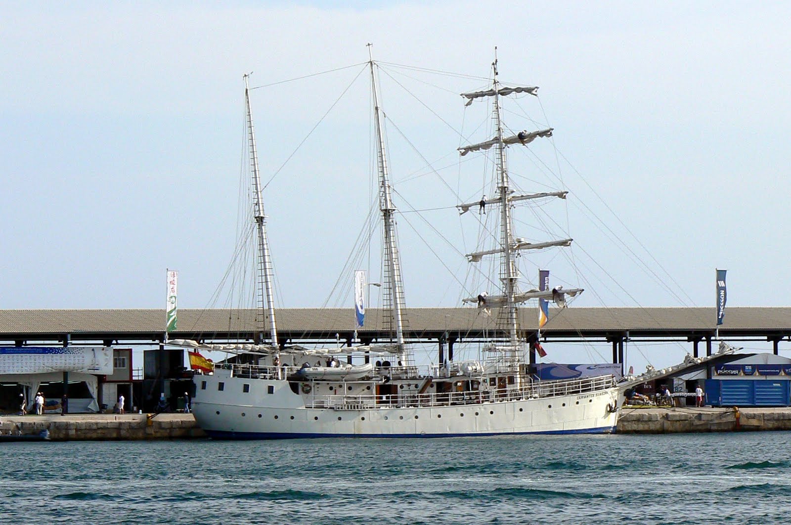 sosegaos : bergantín goleta Cervantes Saavedra. El Barco.
