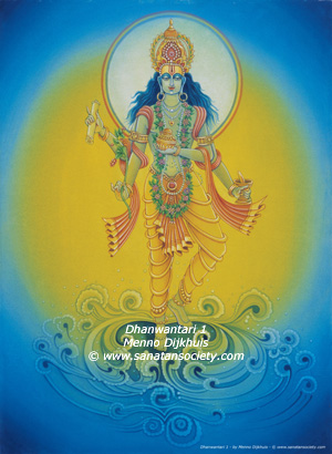 Hindu Gods & Goddesses In India - Hinduism: Dhanwantari (or Dhanwantri ...