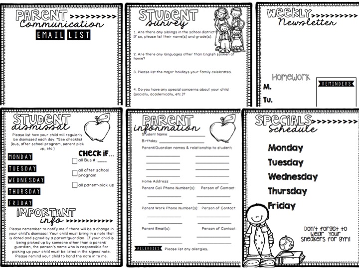 The First Six Weeks of School - jillian laura designs