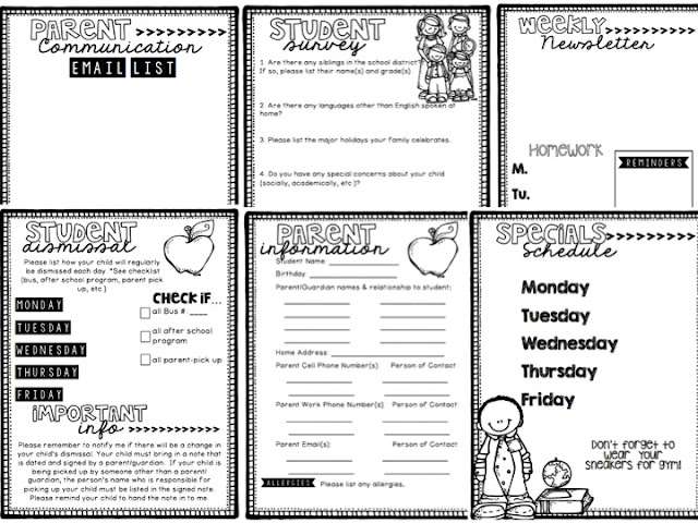 The First Six Weeks of School - jillian laura designs