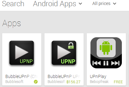 WeB LoG'S JuUiER: Set UPnP / DLNA Media Server on Android via BubbleUPnP