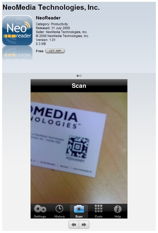 NeoReader - Leitor de códigos de barras universal (QR, UPC, entre ...