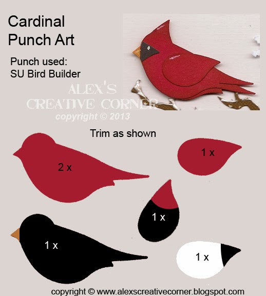 Alex's Creative Corner: Cardinal Card
