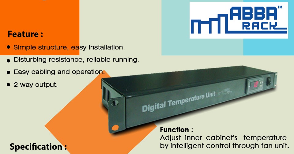Digital Temperature Unit, ABBA-RACK