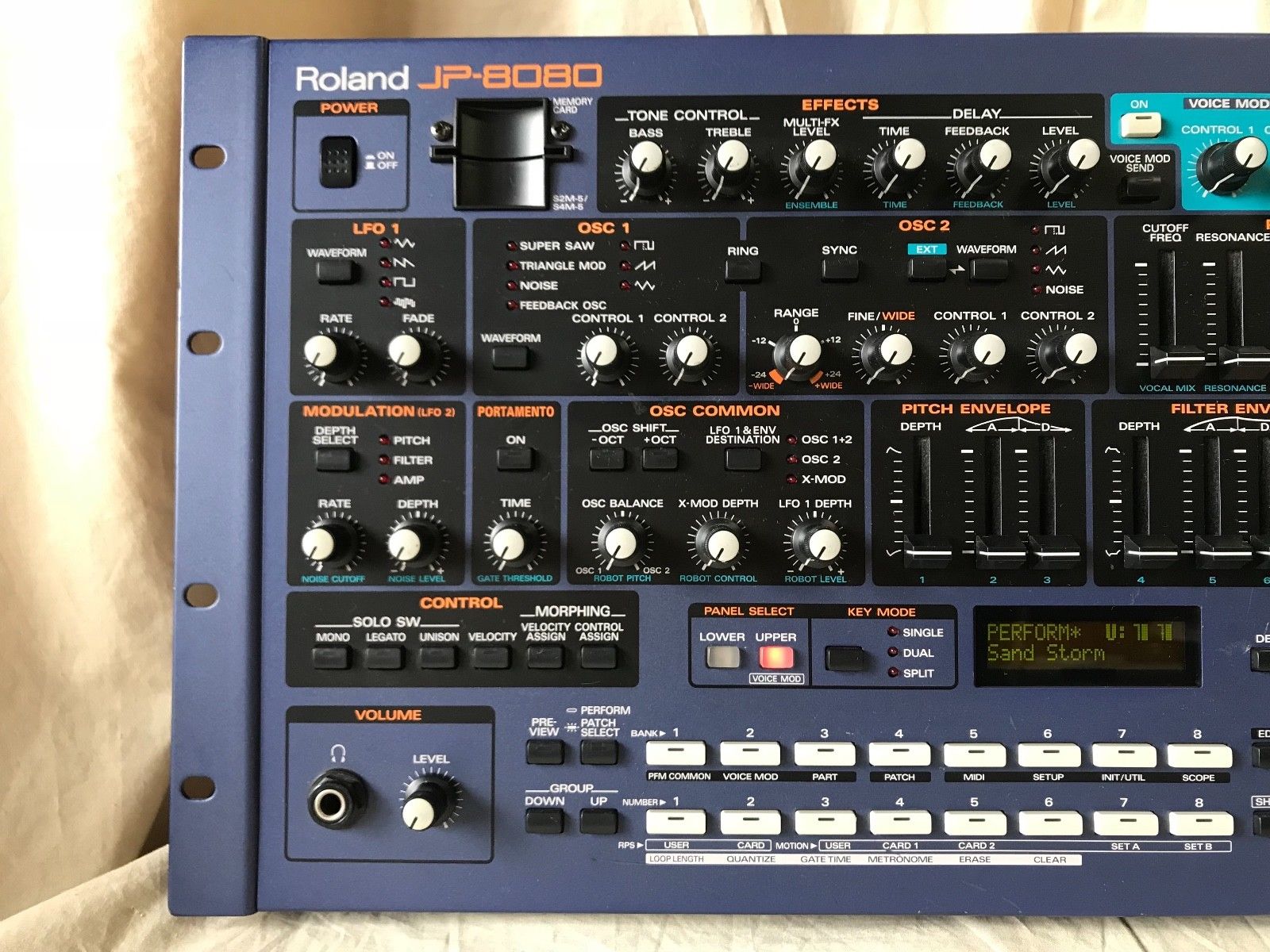 MATRIXSYNTH: Roland JP-8080 Analog Modeling Synthesizer SN ZL74878