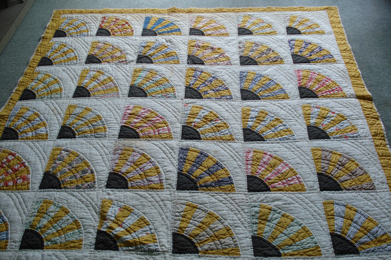 Welsh Quilts: Welsh Patchwork Fan Quilt