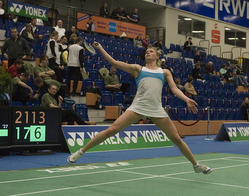 Best Celebrity: Carola Bott Female Badminton Player