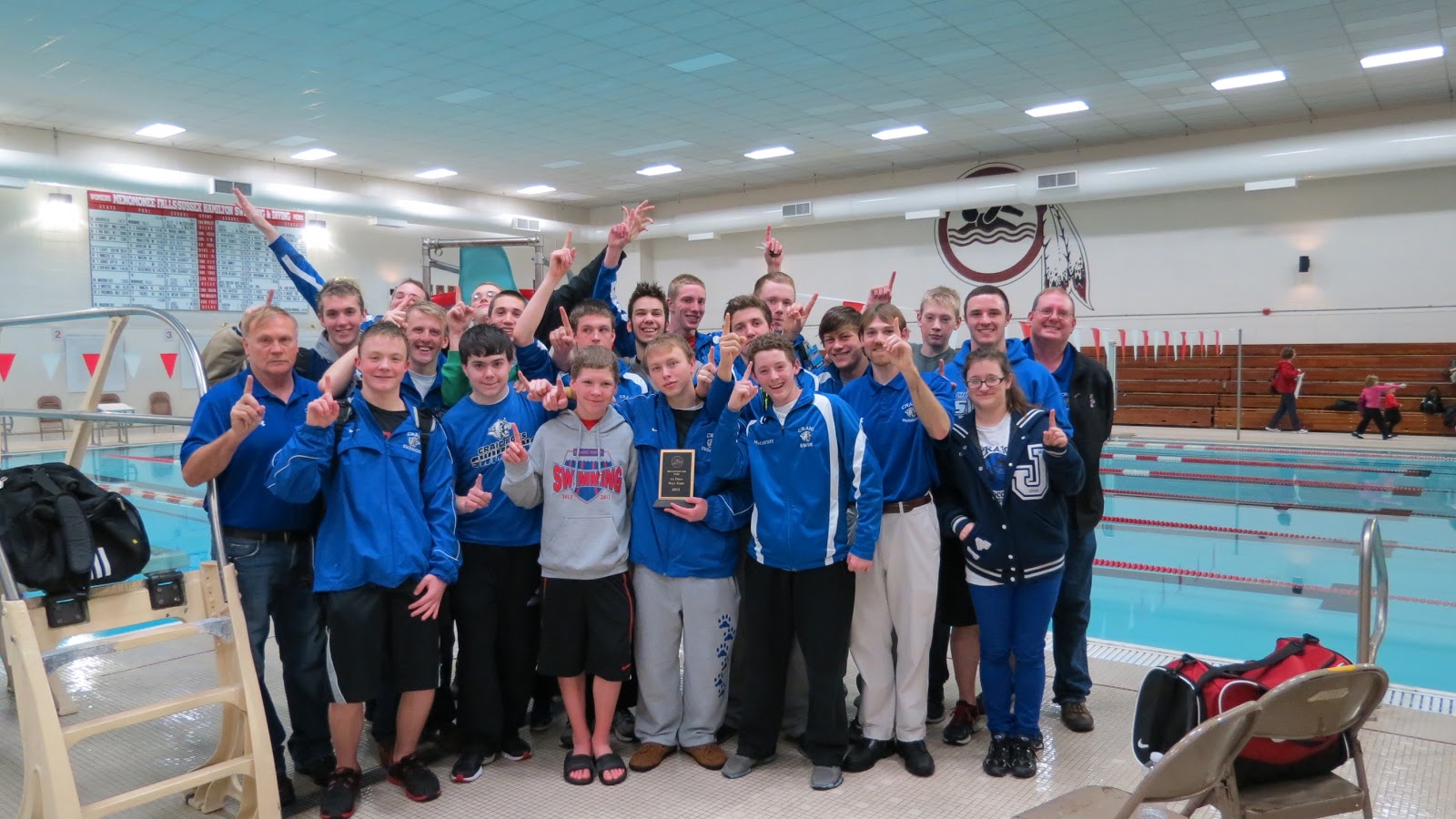 Craig Boys Swim Team