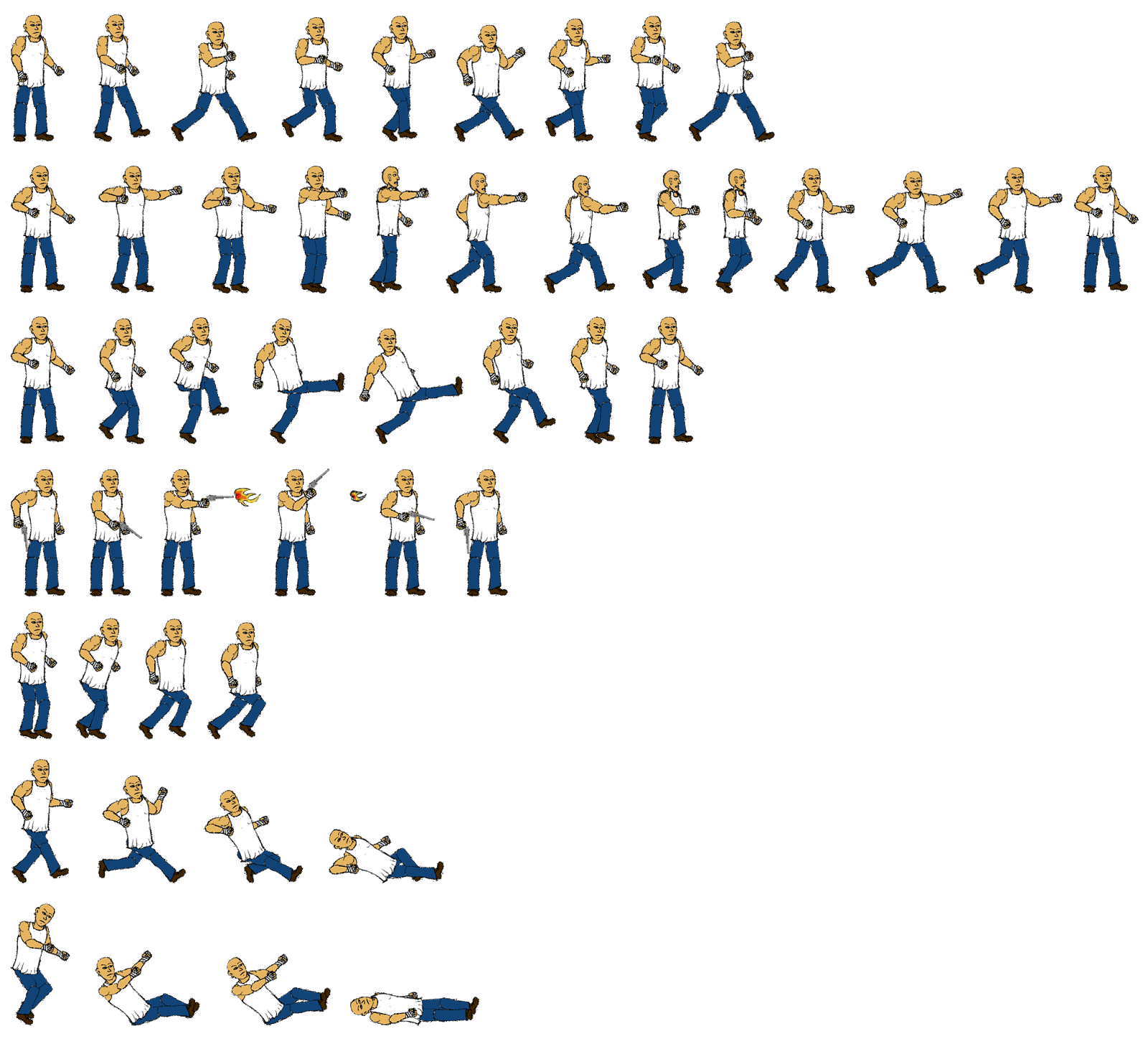 Dom Koenig Capstone Blog: Concept Art and Sprite Sheets for Prototype