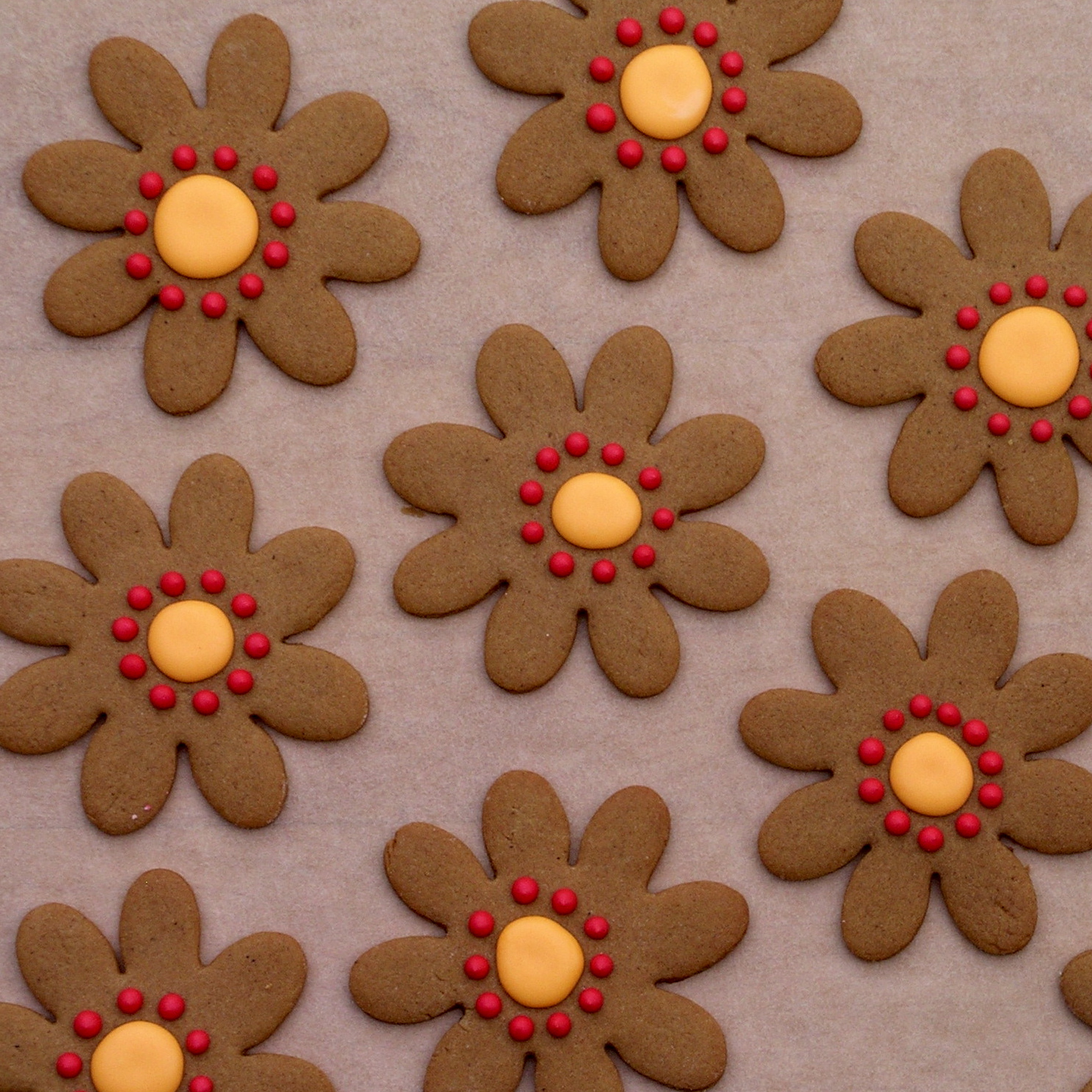 THE GINGER COOKIE: FLOWER COOKIES by Nina