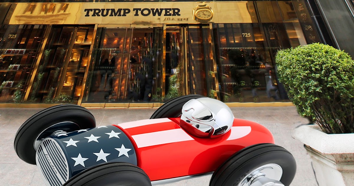 - POINTS OF VIEW _______________: THE DONALD TRUMP RACING CAR...