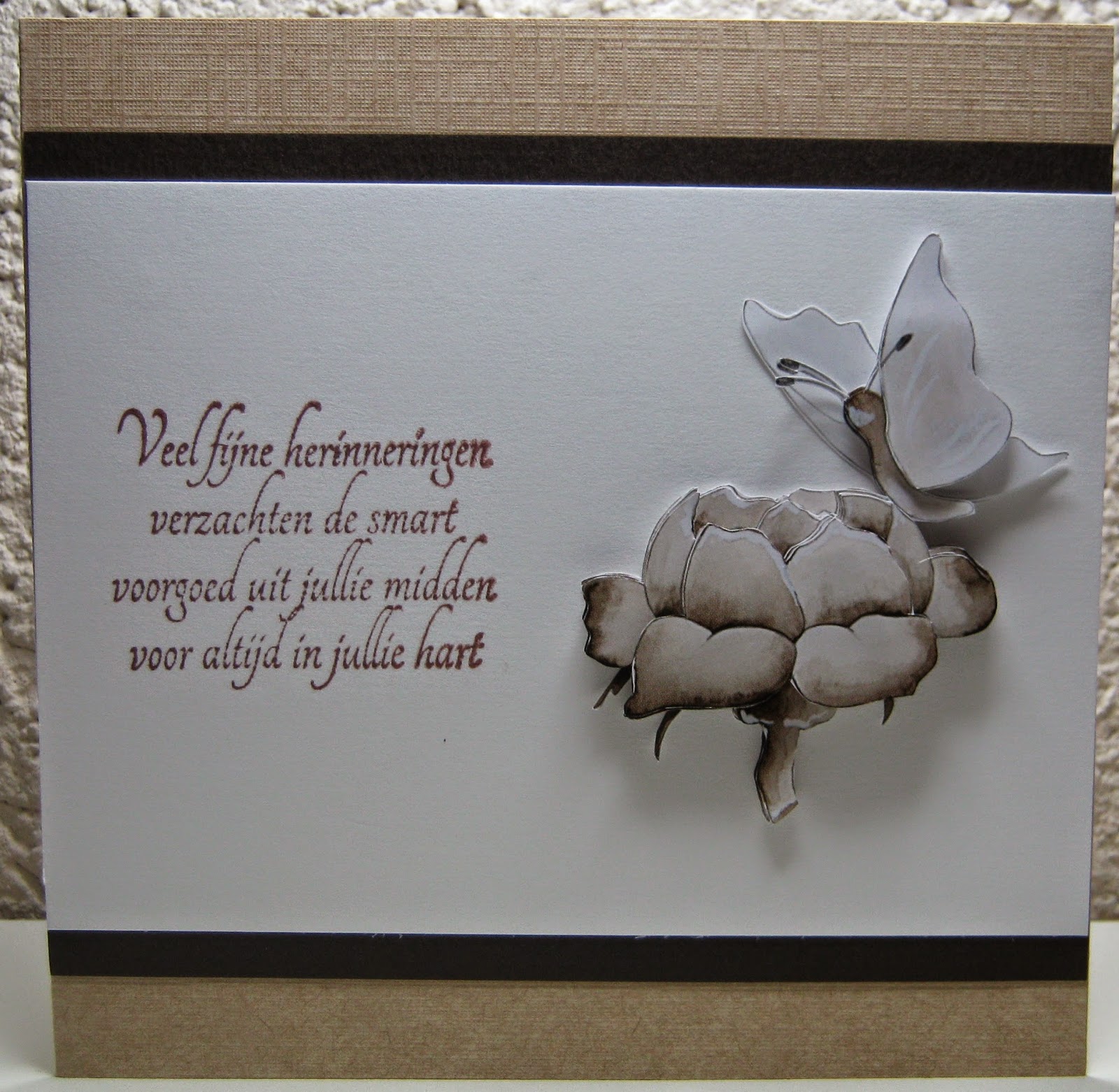 Hetty's Knutselhokkie!: Condoleance