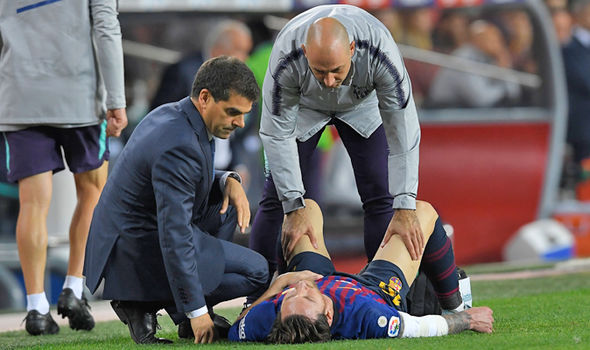 Messi suffers arm injury during La Liga game against Sevilla