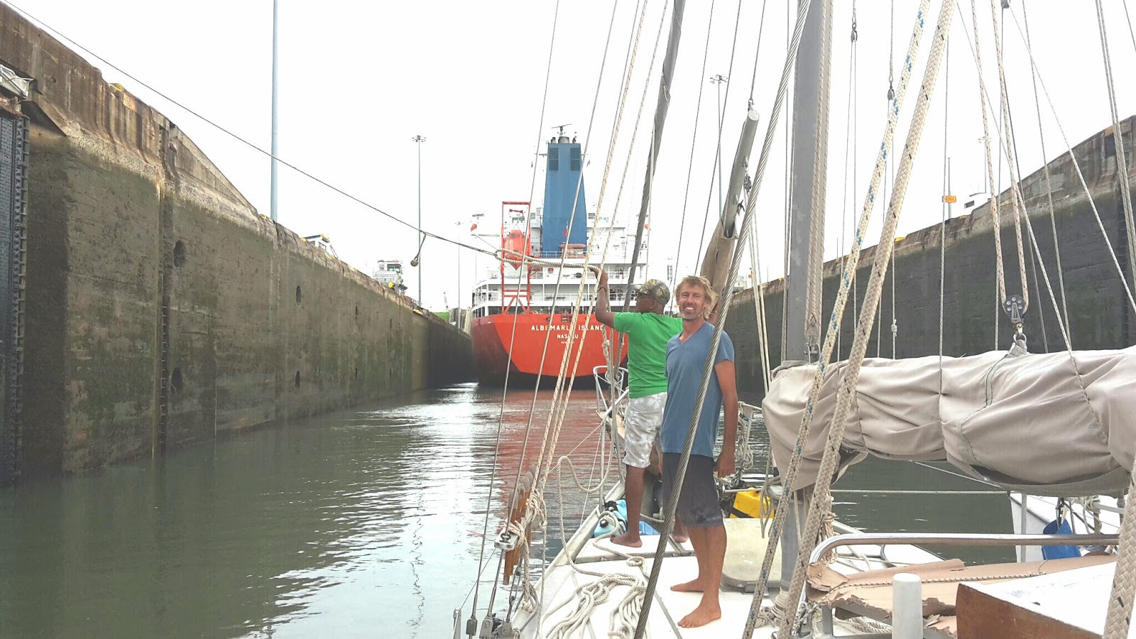 The Purple Pirate Ship: To the Colon, the Canal...the Pacific!