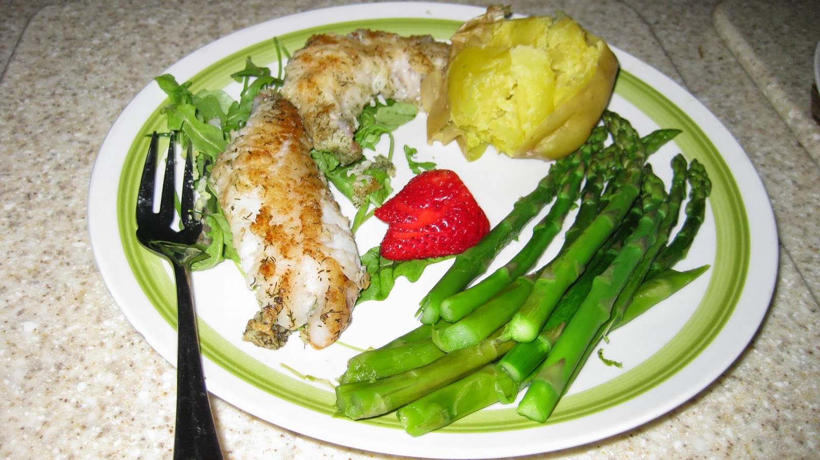 Precious Cooking: Perch and Fresh Asparagus, My Favorites!