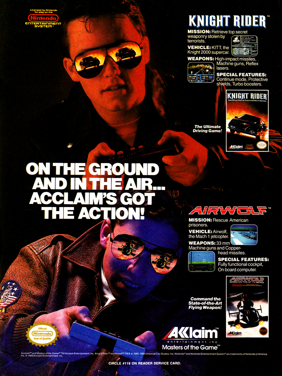 Vault 1541: Gaming Ads: Acclaim Entertainment