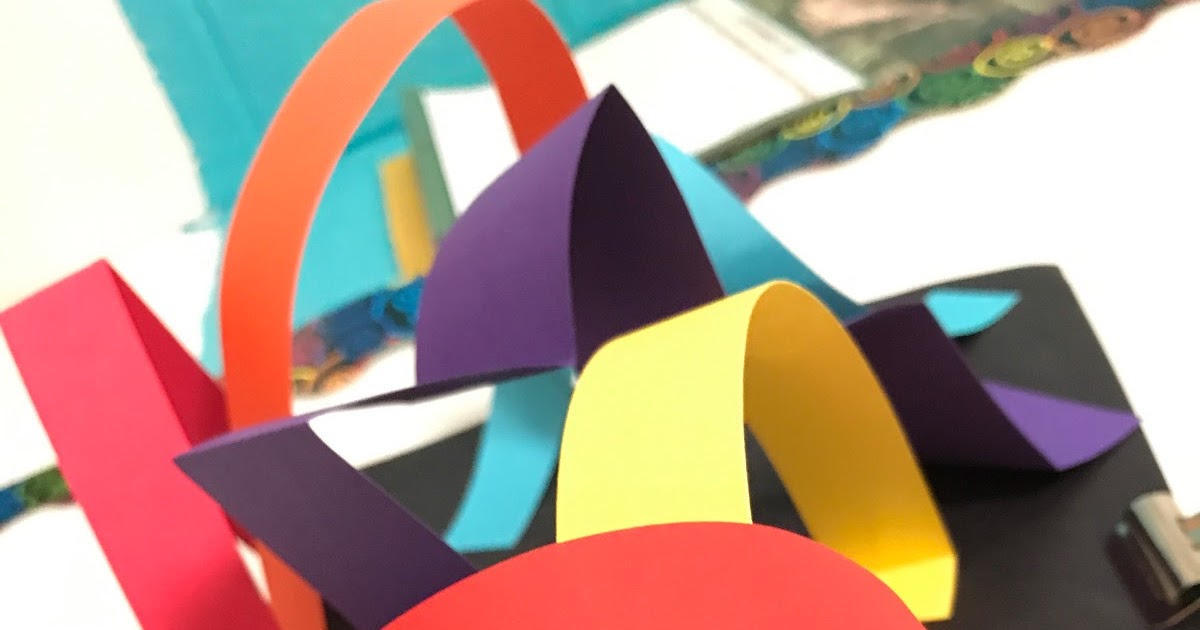 Elements of the Art Room: Kindergarten Line Sculptures