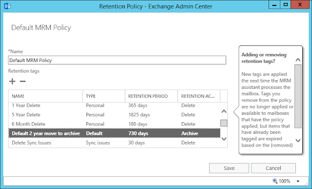 Dont Delete Or Rename The Default Mrm Policy The Expta Blog