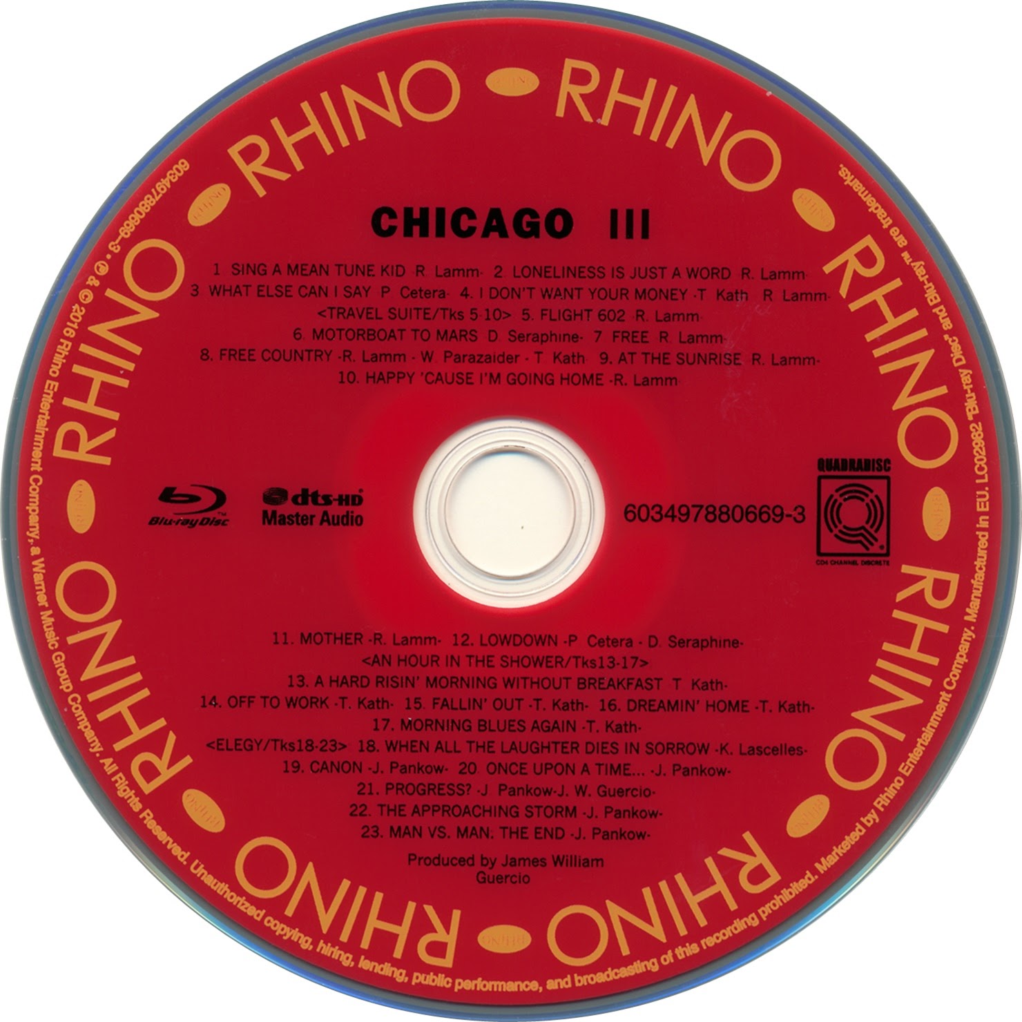 1971 Chicago III - Chicago - Rockronología