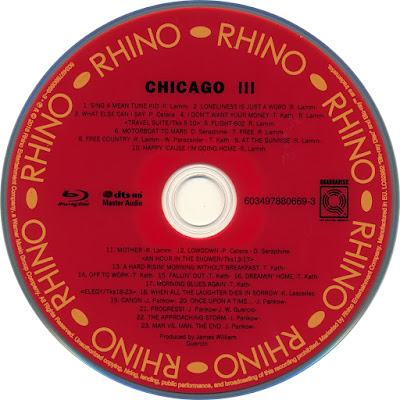 1971 Chicago III - Chicago - Rockronología