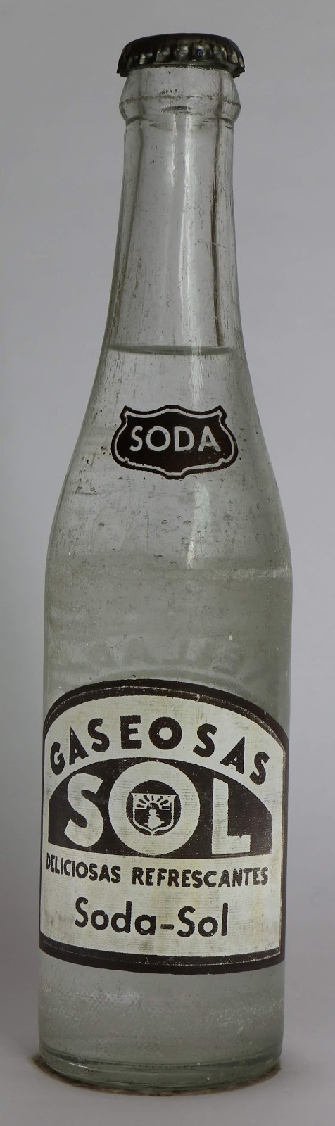 COLECCION BOTELLAS GASEOSAS COLOMBIA: SOL