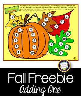 Primary Inspiration: Happy Fall - Addition FREEBIE!