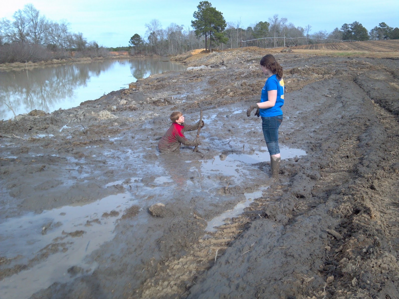 The Magnolia Cafe: Mud bath at The Farm 2.25.12