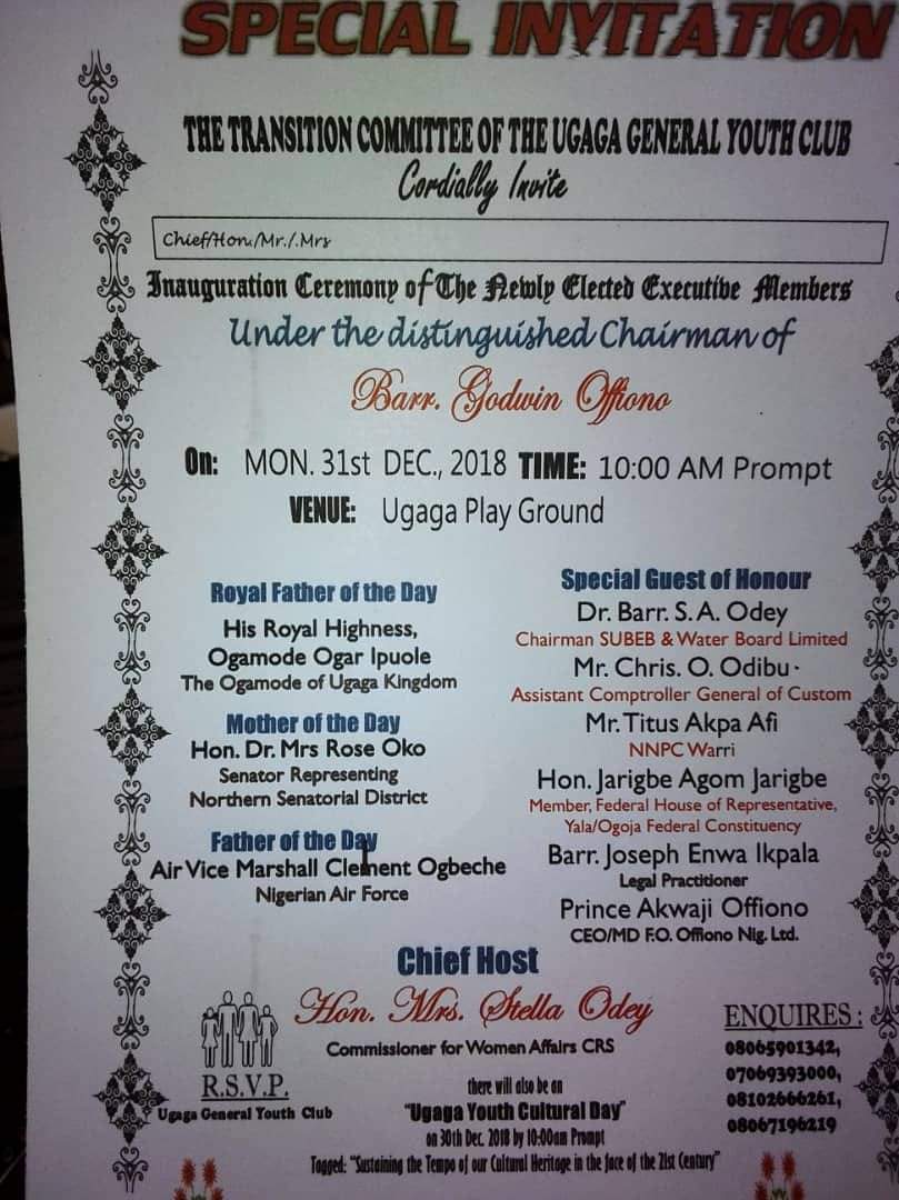 INVITATION TO YOUTH CULTURAL DAY CELEBRATION - THE EAGLES VOICE BLOG