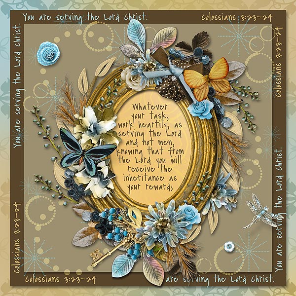 Layout for Today: Work Heartily