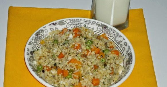 Dalia upma recipe - How to make broken wheat upma - Vidya's Recipes