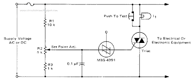Best Electronic Crowbar Circuit Diagram for AC or DC lines | Electronic ...