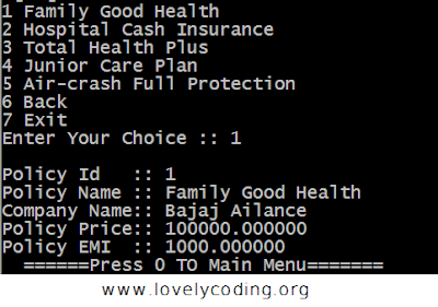Health Insurance Management System in C/C++/Java Console Version ...