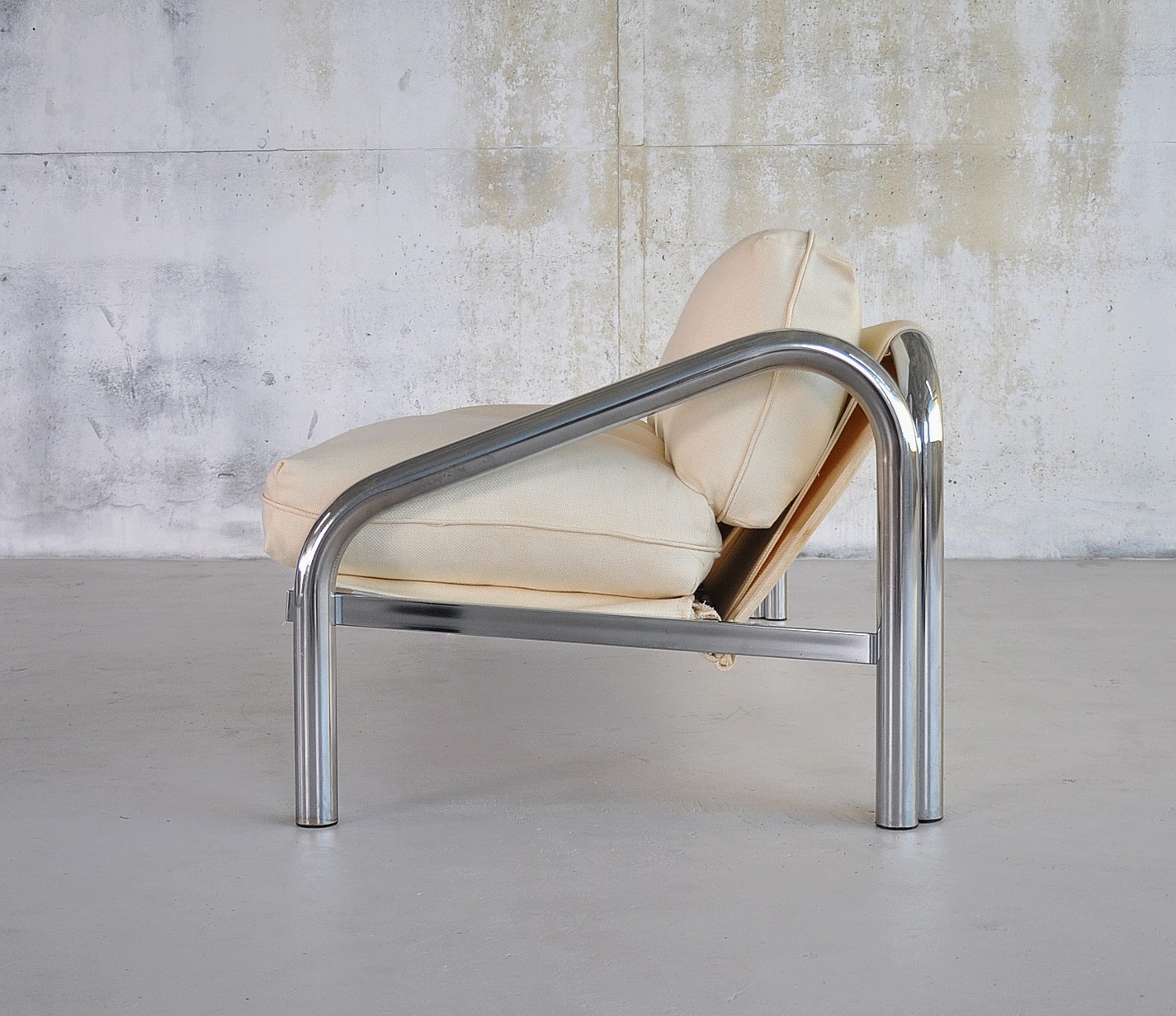 SELECT MODERN: Mid Century Modern Chrome Sofa or Couch