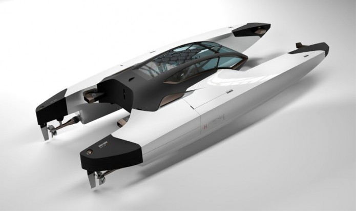 Catamaran Speed Boat Design - rc boat plans electric