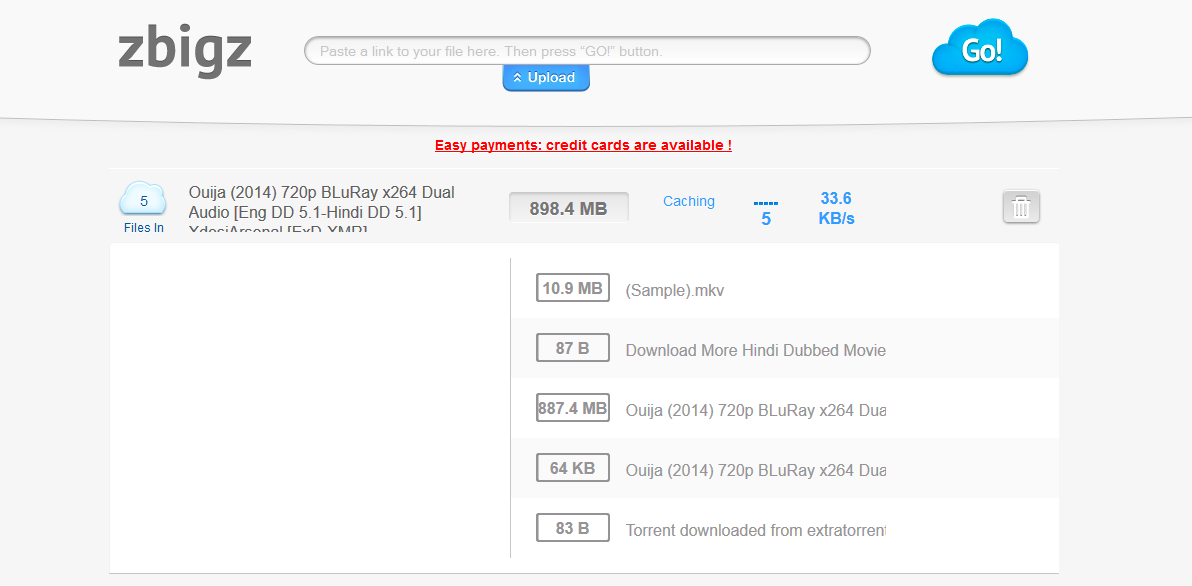 How to resume in zbigz | goohax