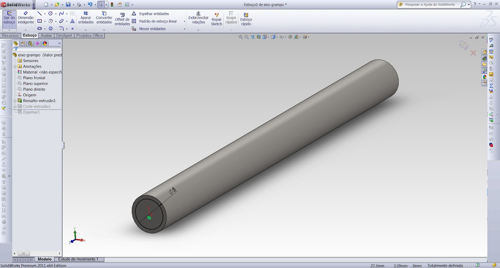 Contorno Digital: Modelando no SolidWorks