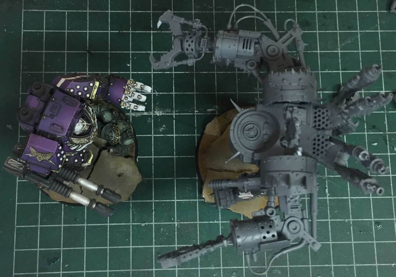 40k Hobby Blog: 30K Ork Dreadnought Size Comparison